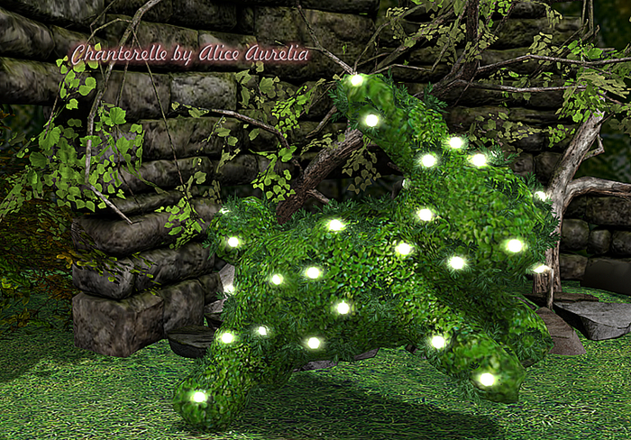 Second Life Marketplace - Sway's [Animal] Topiary . Bunny with lights
